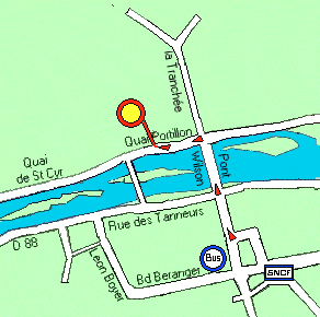 Plan : à partir de Tours - Maison de prière